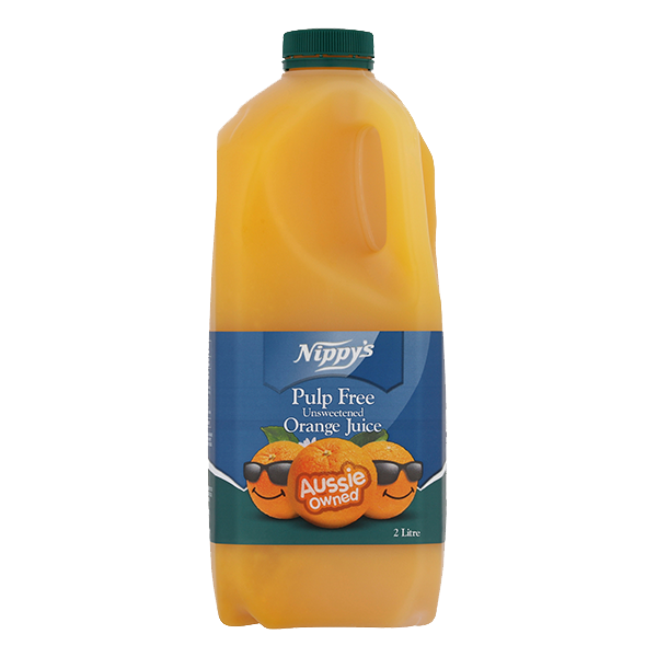 Nippy's Unsweetened Orange Juice Pulp Free 2L (SA Only) – Feed Me by Drakes