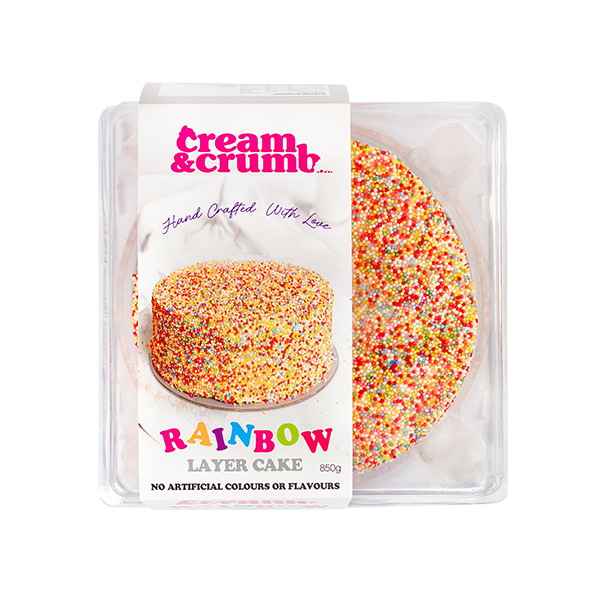 Rainbow Layer Cake – Feed Me by Drakes