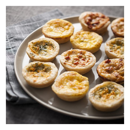 Mini Quiches – Feed Me by Drakes