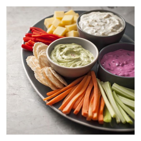 Trio of Dips – Feed Me by Drakes